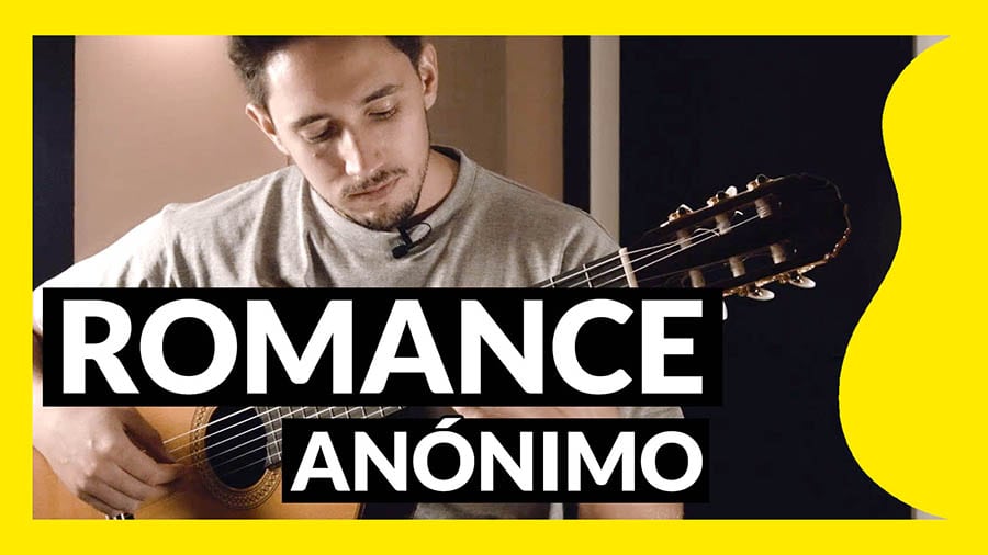 ROMANCE ANÓNIMO tutorial guitarra PARTITURA + TAB